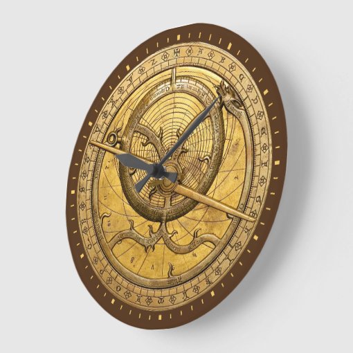 Antique Astrolabe Clock | Zazzle
