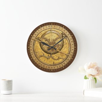 Antique Astrolabe Clock | Zazzle