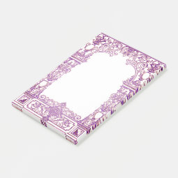 Antique Baroque Frame Post-it Notes | Zazzle