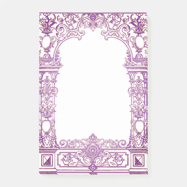 Antique Baroque Frame Post-it Notes | Zazzle