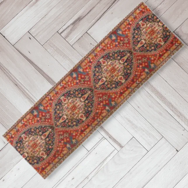 Antique Berry Red Onyx Oriental Persian Rug | Zazzle