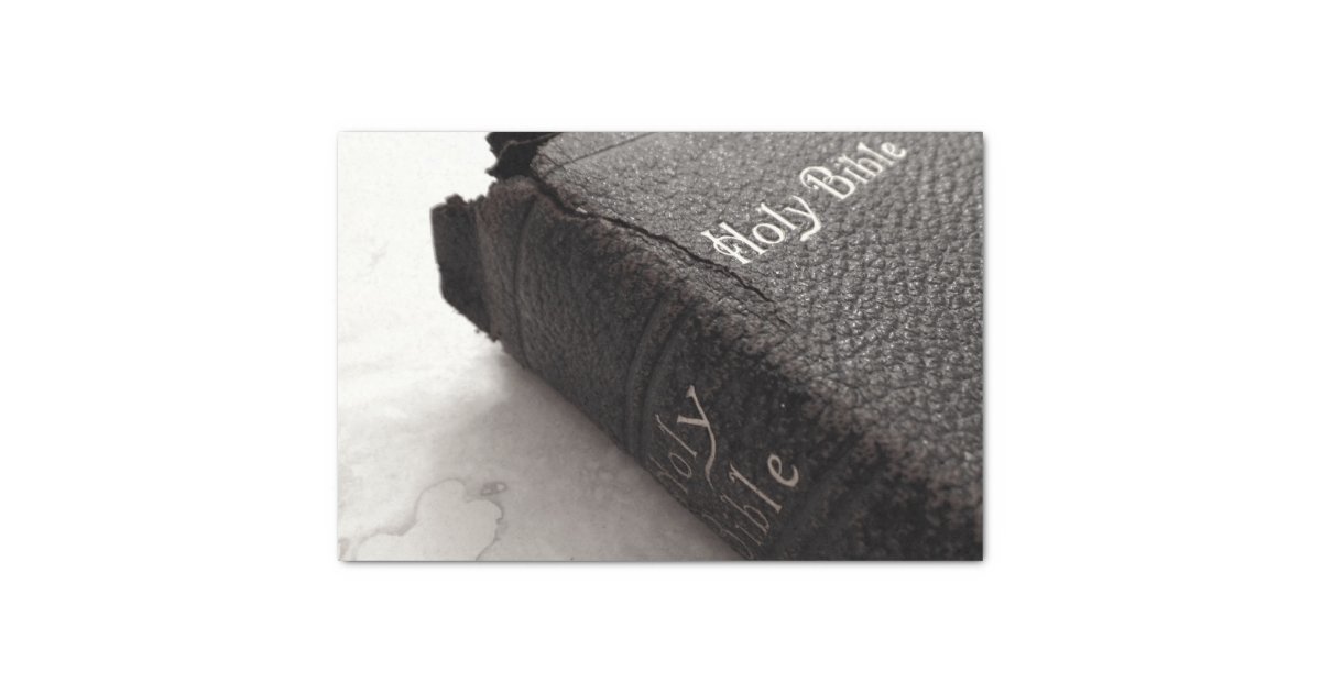 Antique Bible Photo Tissue Paper | Zazzle