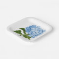 Antique Blue Hydrangea Blossom Paper Plates | Zazzle