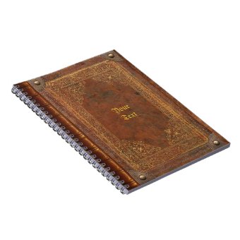 Antique Book Look Notebook | Zazzle