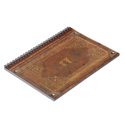 Antique Book Look Notebook | Zazzle