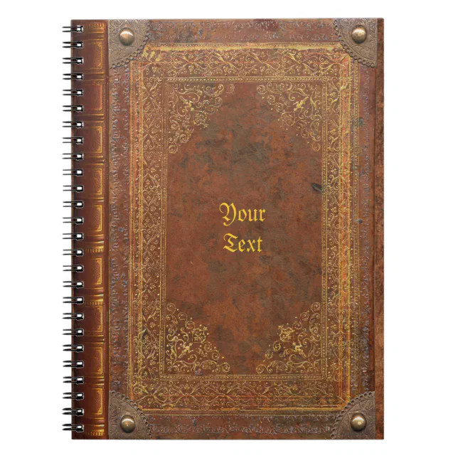 Antique Book Look Notebook | Zazzle
