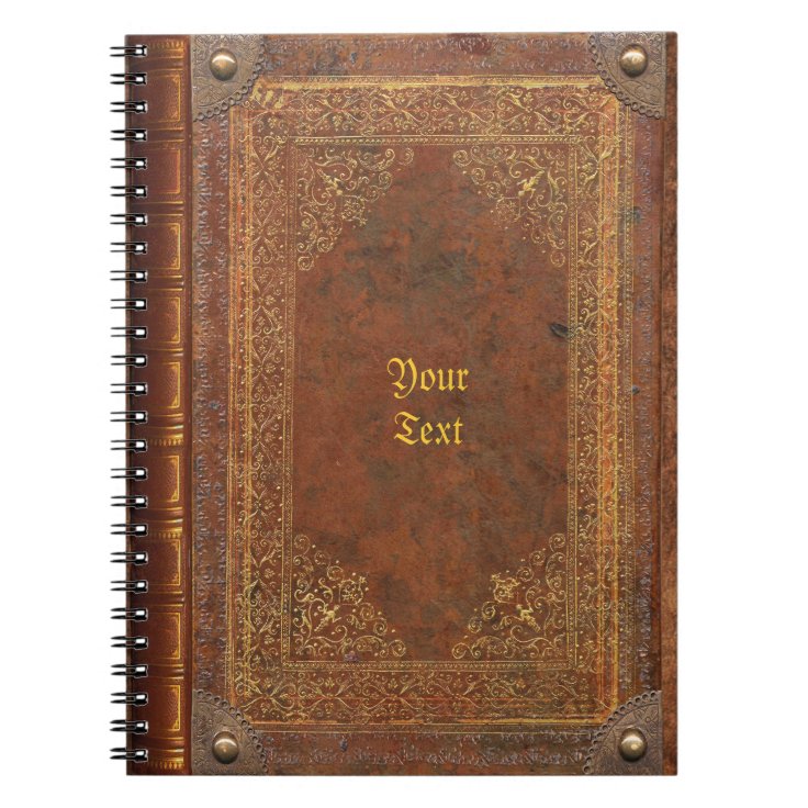 Antique Book Look Notebook | Zazzle