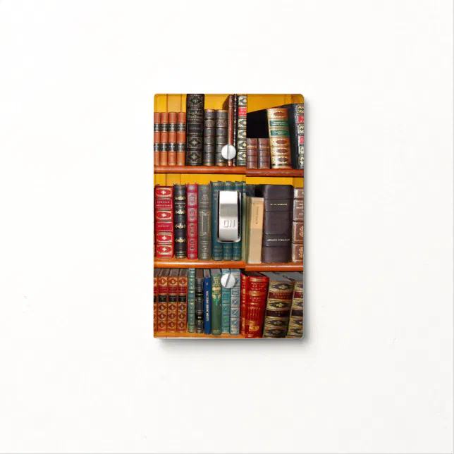 Antique Books on Light Switch Cover | Zazzle