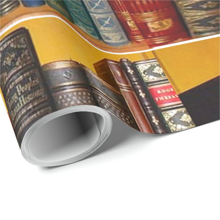 Antique Books Wrapping Paper | Zazzle.com
