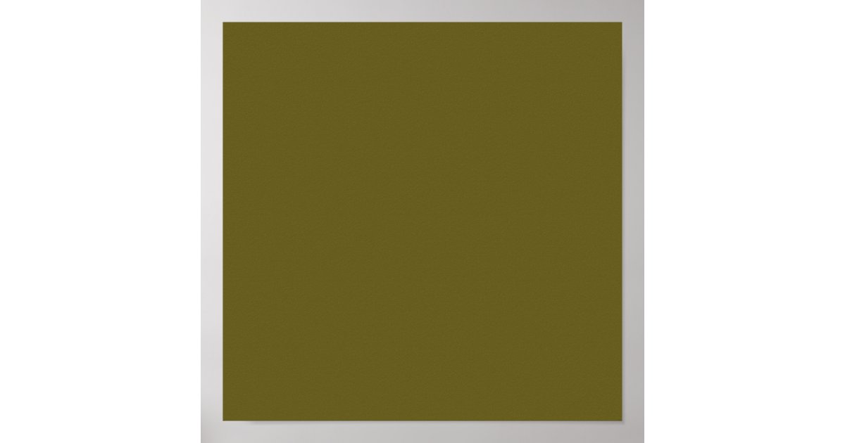 Antique bronze (solid color) poster | Zazzle
