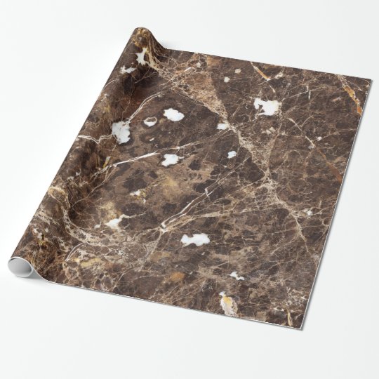 Antique Brown Marble Stone Wrapping Paper | Zazzle.com