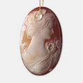 Antique Cameo Ceramic Ornament | Zazzle