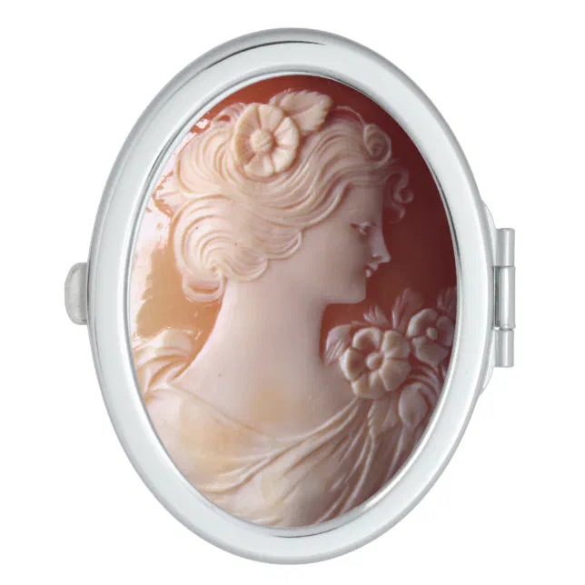Antique Cameo Compact Mirror | Zazzle