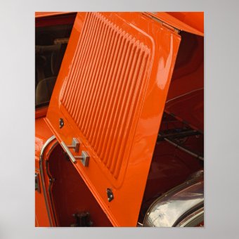 Antique car vent poster | Zazzle