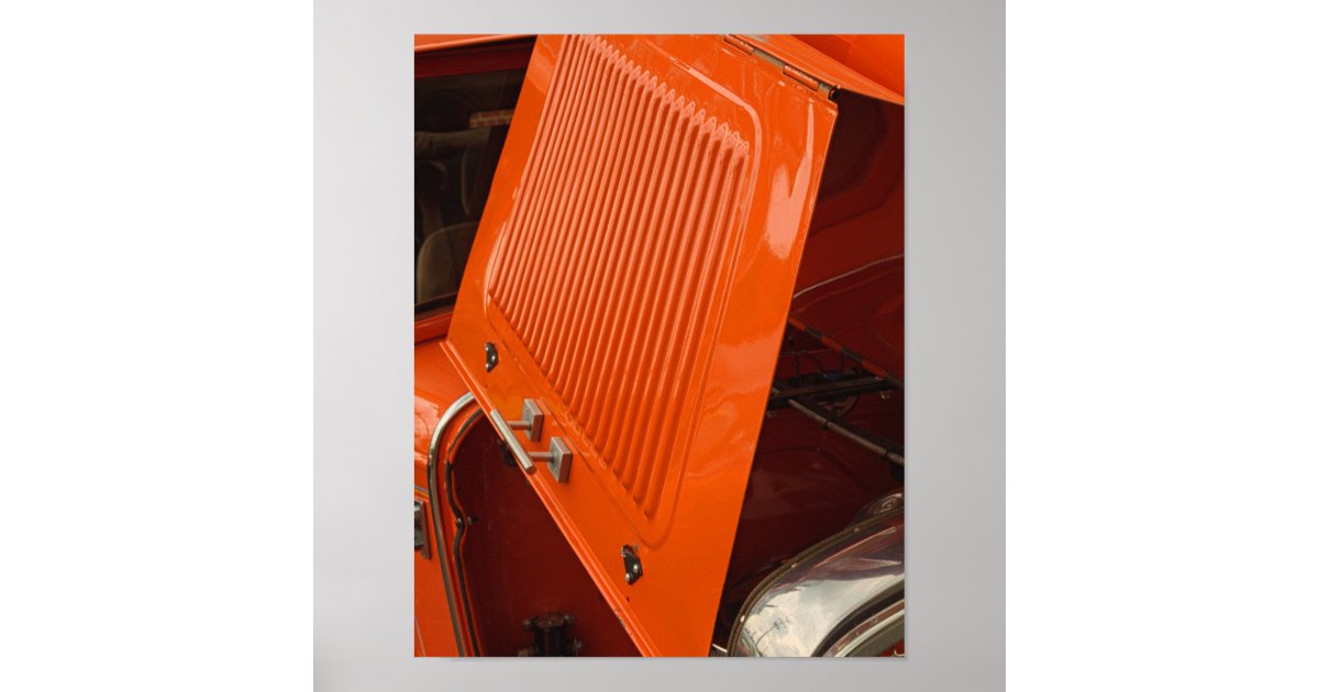 Antique car vent poster | Zazzle