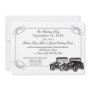 Antique Car Wedding Invitation | Zazzle
