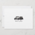 Antique Car Wedding Invitation | Zazzle