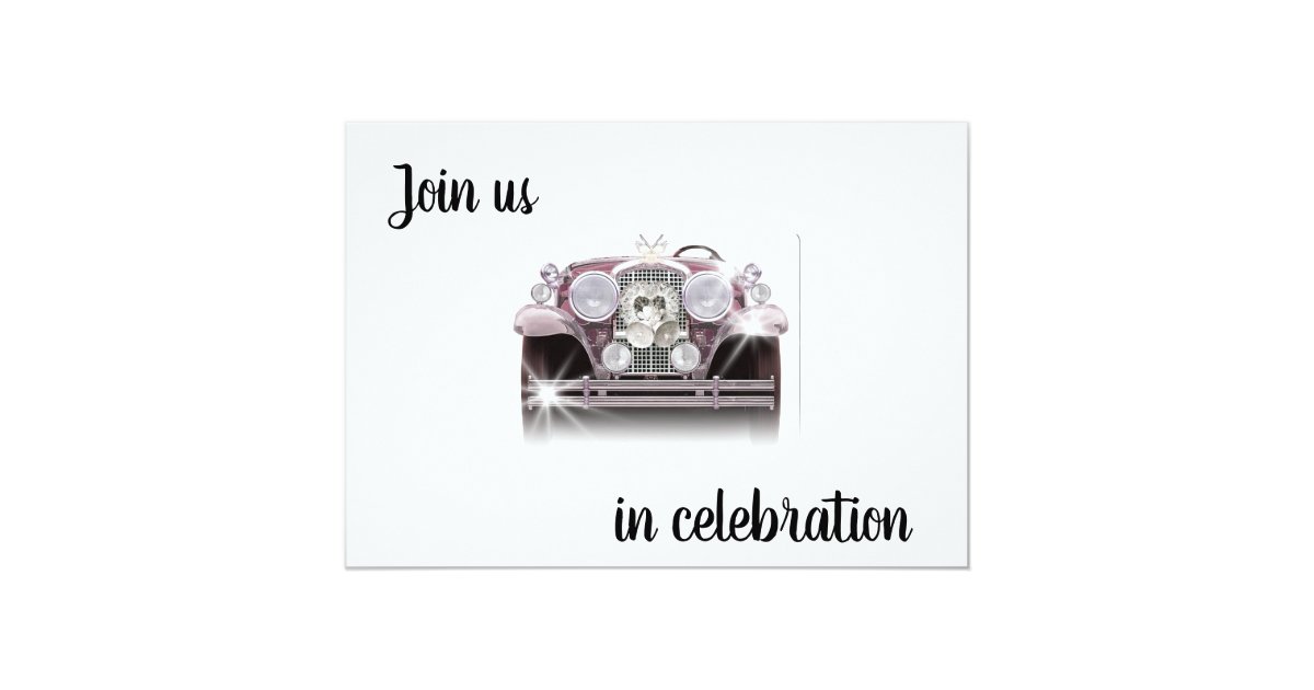 ANTIQUE CAR WEDDING INVITATIONS | Zazzle.com