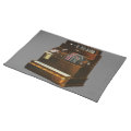 Antique Cash Register, Vintage Retail Business Cloth Placemat | Zazzle