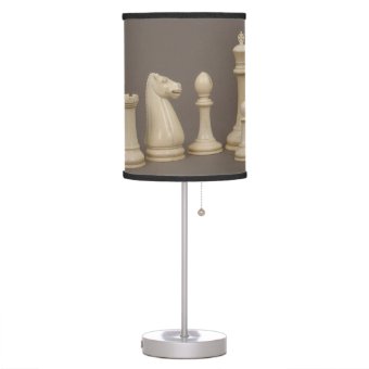 Antique Chess Set Table Lamp | Zazzle