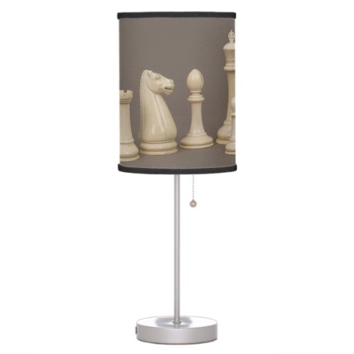 Antique Chess Set Table Lamp | Zazzle