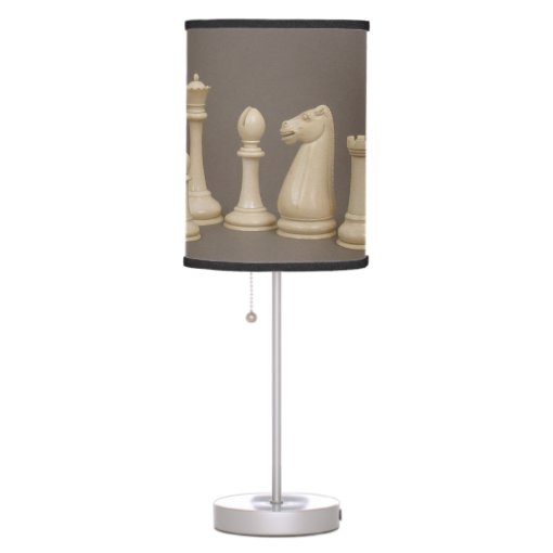 Antique Chess Set Table Lamp | Zazzle