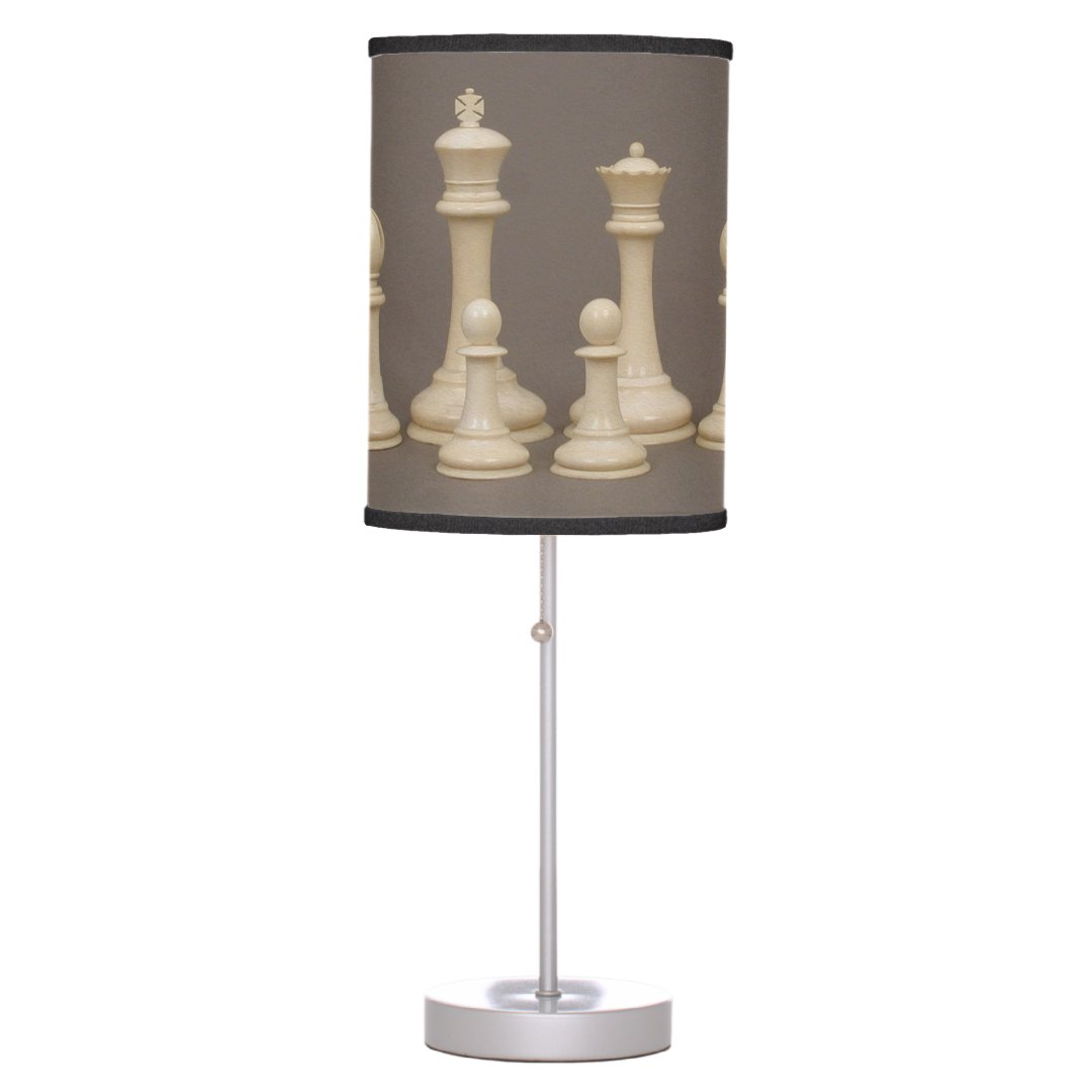 Antique Chess Set Table Lamp | Zazzle
