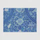 Antique Classic Chinese Floral Cobalt Blue Pattern Tissue Paper | Zazzle