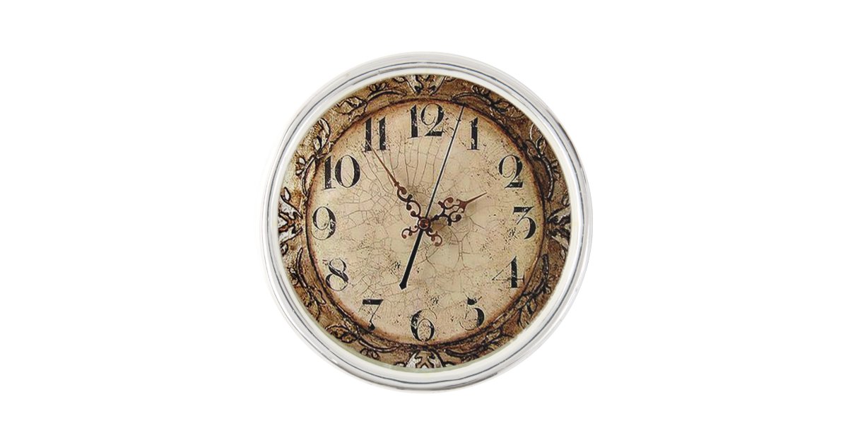 Antique Clock Lapel Pin | Zazzle