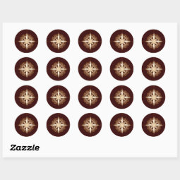 Antique Compass Sticker | Zazzle