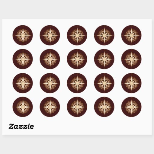 Antique Compass Sticker | Zazzle