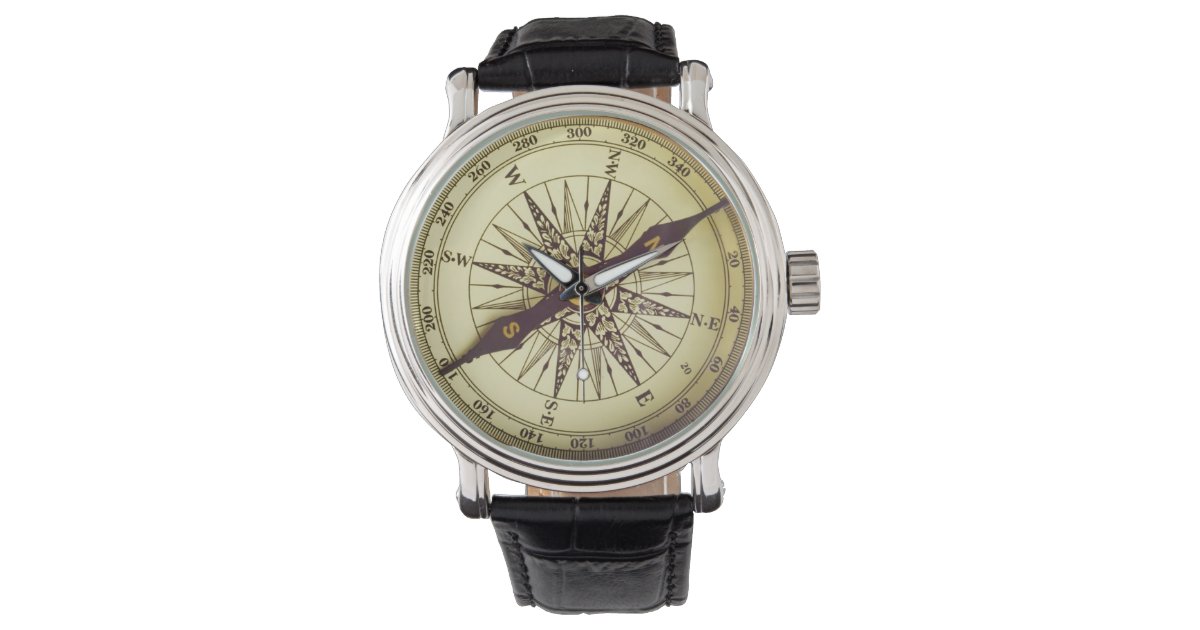 Antique Compass Watch | Zazzle