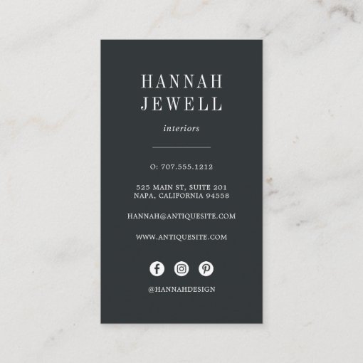 Antique Dresser | Vintage Furniture Business Card | Zazzle