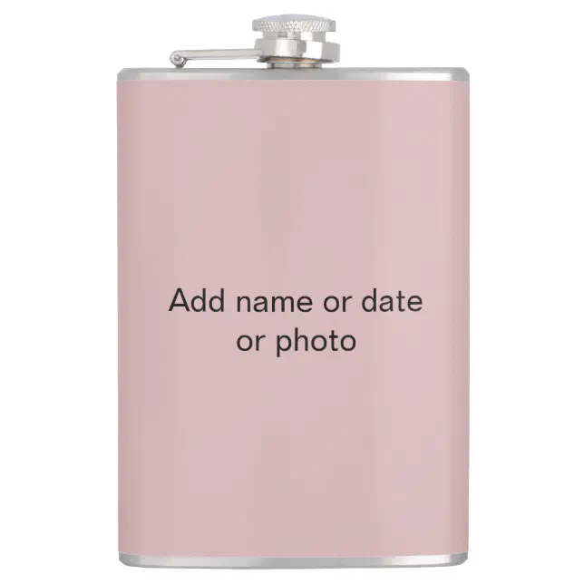 Antique Dusky Rose Pastel Flask | Zazzle