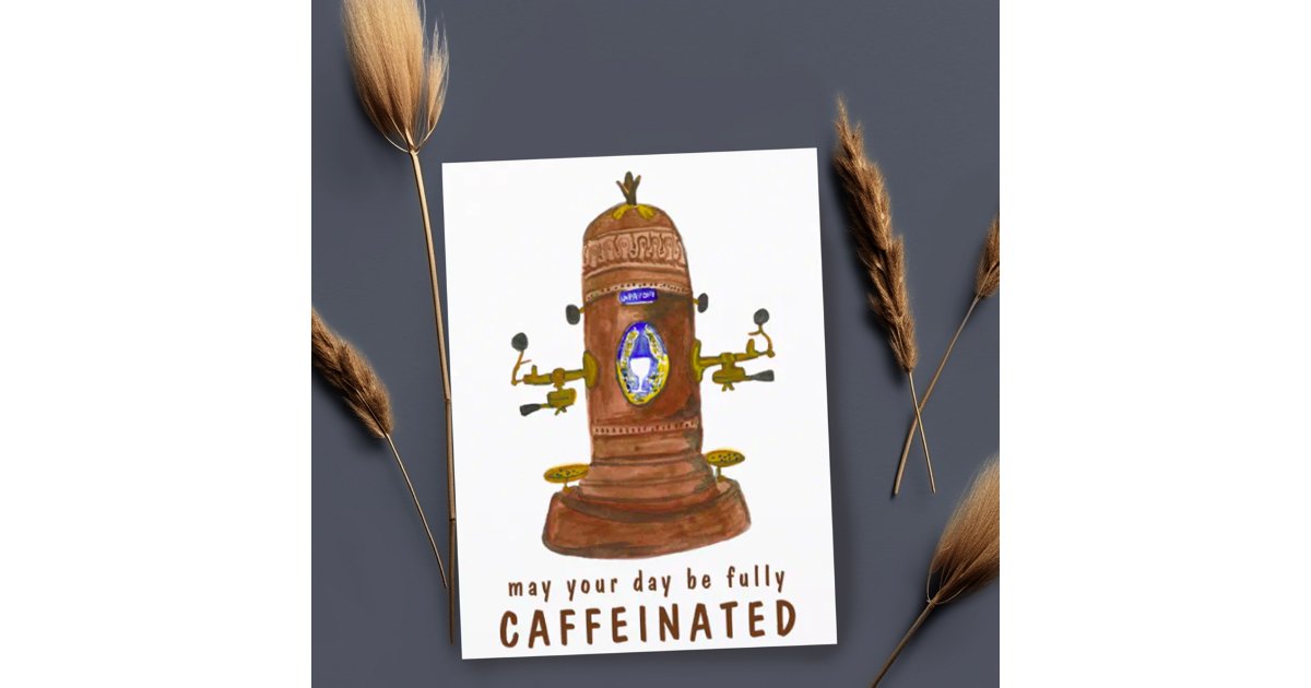 Antique Espresso Machine Coffee CUSTOMIZE IT Funny Postcard | Zazzle