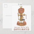 Antique Espresso Machine Coffee CUSTOMIZE IT Funny Postcard | Zazzle