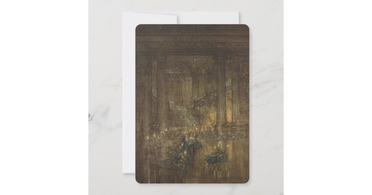 Antique Fairy Ball Invitation | Zazzle