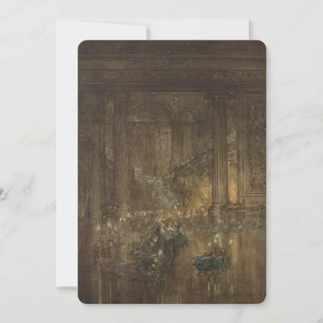 Antique Fairy Ball Invitation | Zazzle