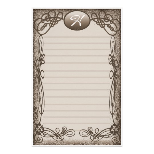 antique fancy lined stationery | Zazzle.com