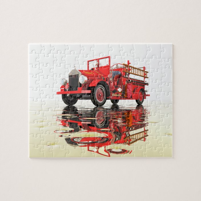 Antique Fire Engine jigsaw puzzle | Zazzle.com