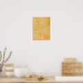 Antique French Paper Parchment Background Texture Poster | Zazzle