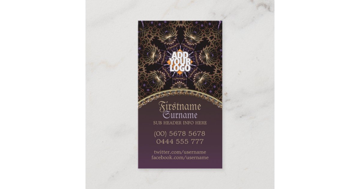 Antique Gold Fantasy Medieval Business Card | Zazzle