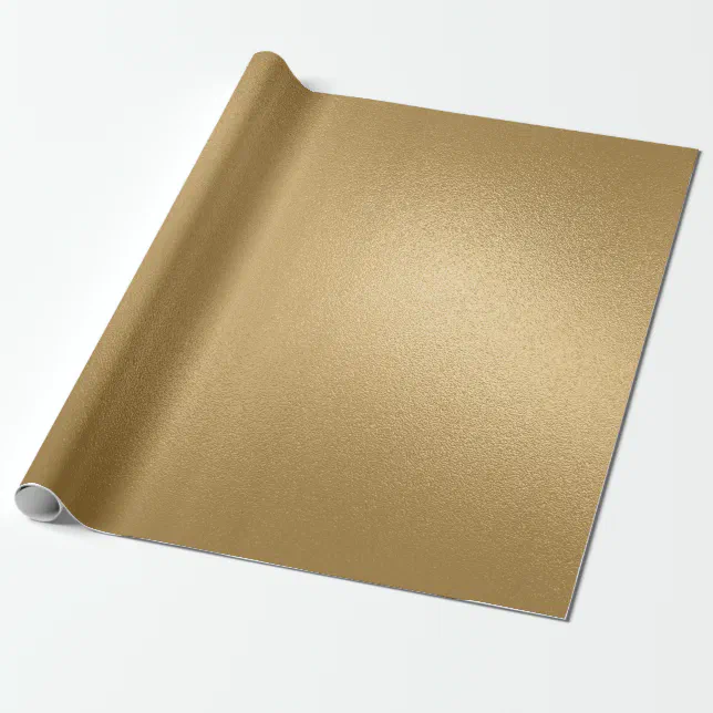 Antique Gold Foil Style 35 Wrapping Paper Roll | Zazzle