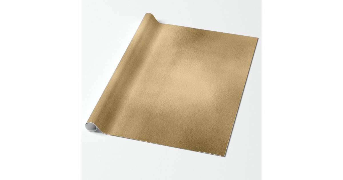 Antique Gold Foil Style 42 Wrapping Paper Roll | Zazzle