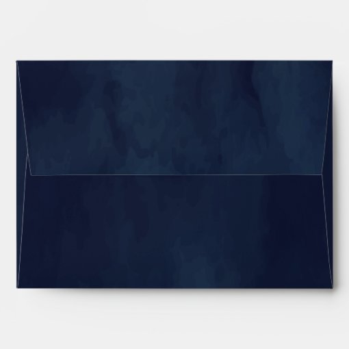 Antique Gold Glitter Navy Blue Envelope | Zazzle