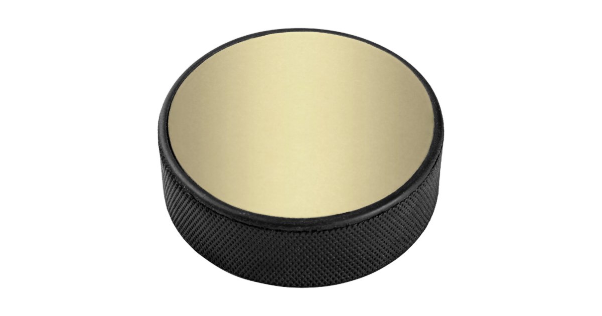Antique Gold Hockey Puck | Zazzle