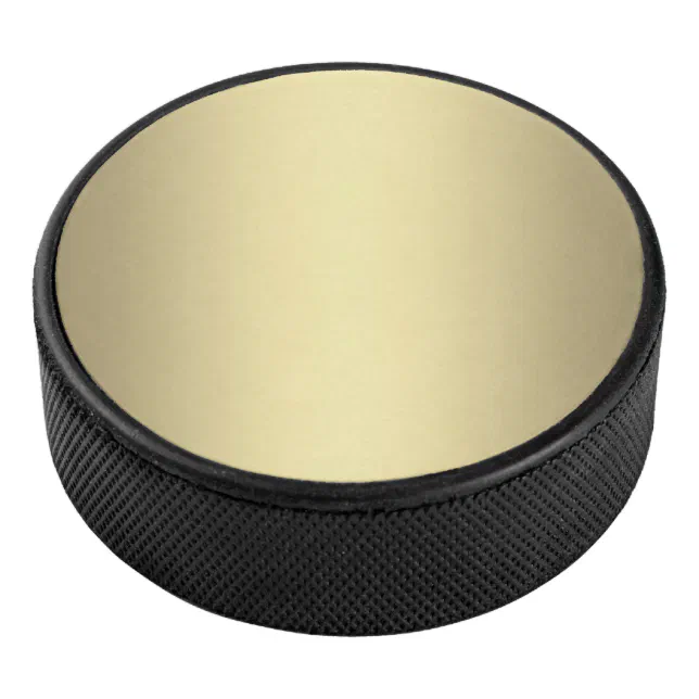 Antique Gold Hockey Puck | Zazzle