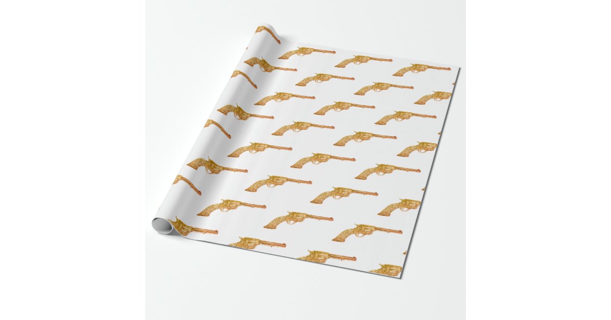 Antique Gun Wrapping Paper | Zazzle