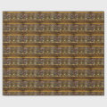 Antique Historical Library Wrapping Paper | Zazzle