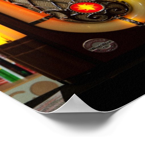 Antique Jukebox Poster | Zazzle